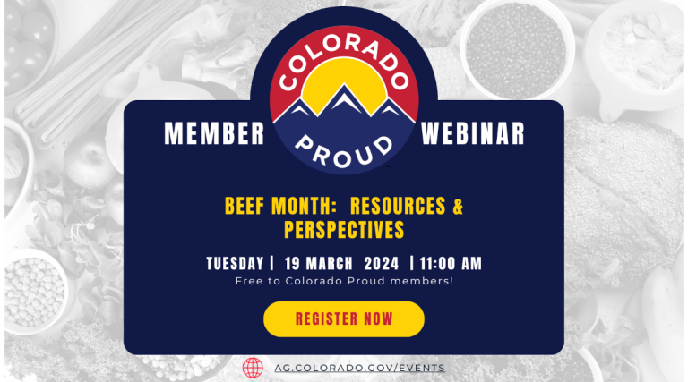 Colorado Proud Webinar: Beef -- Meet the Colorado Beef Council ...